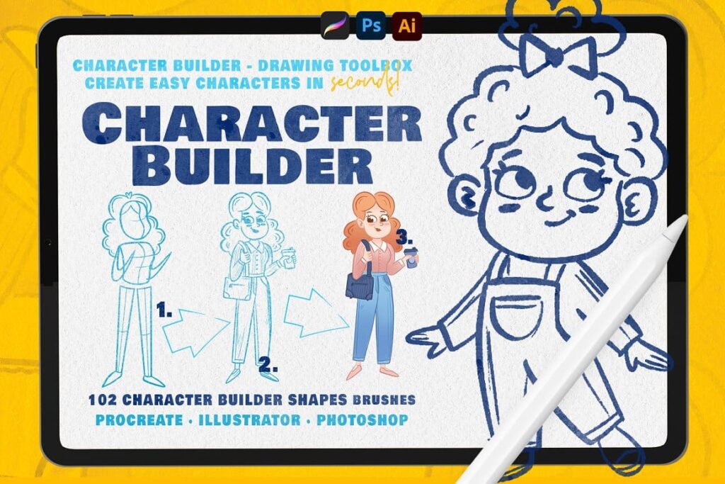 Character Builder - Drawing Toolkit – MasterBundles