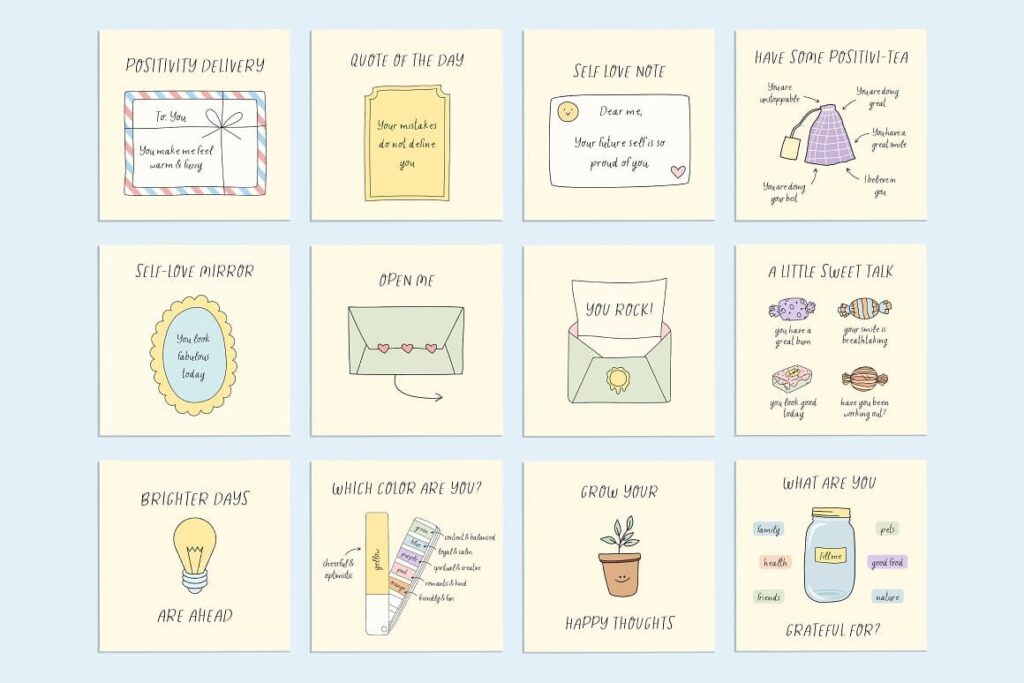 Self Love Social Pack - Canva – MasterBundles