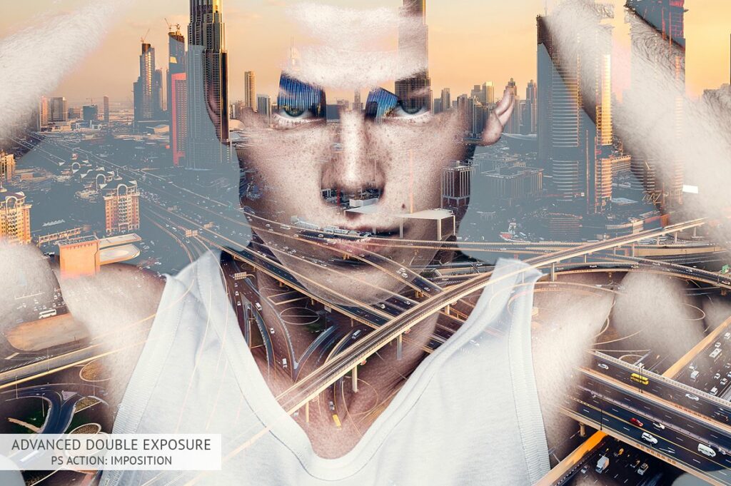 Advanced Double Exposure Ps Action – MasterBundles