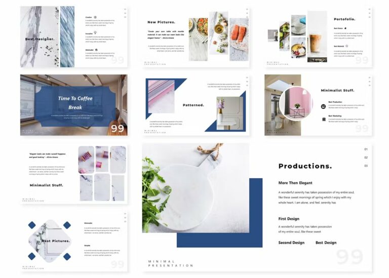 Marbleo Google Slides Template – MasterBundles