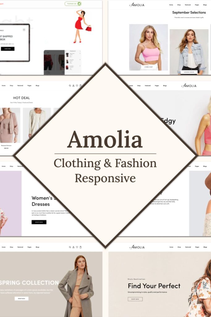 Amolia - Clothing & Fashion Responsive Shopify Theme – MasterBundles