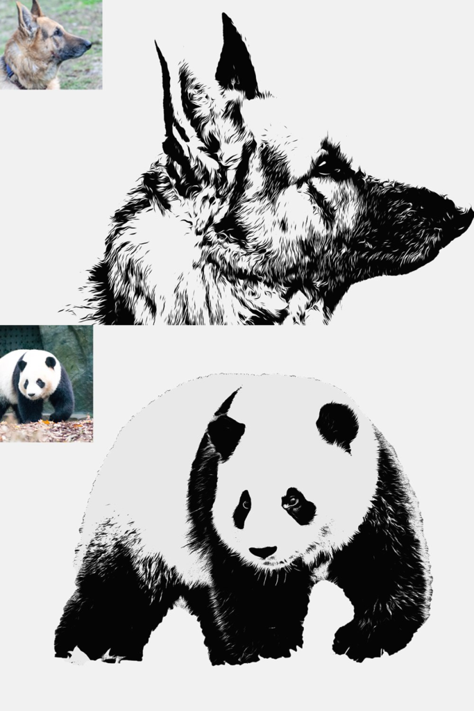 Animal Tracing Photoshop Action – MasterBundles