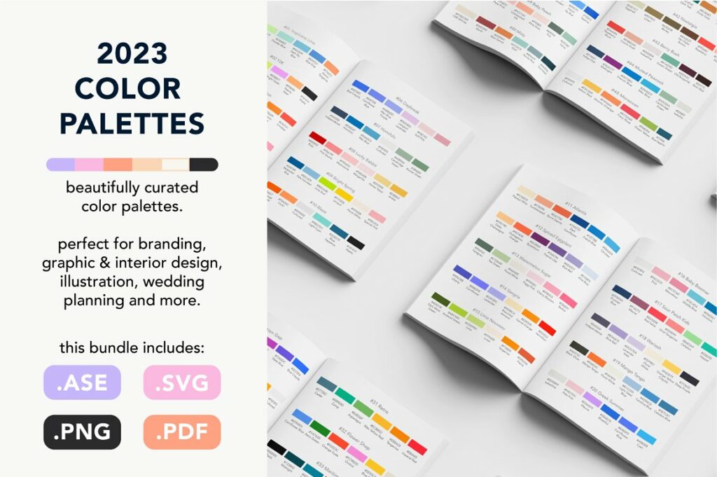 2023 Color Palettes for Branding – MasterBundles