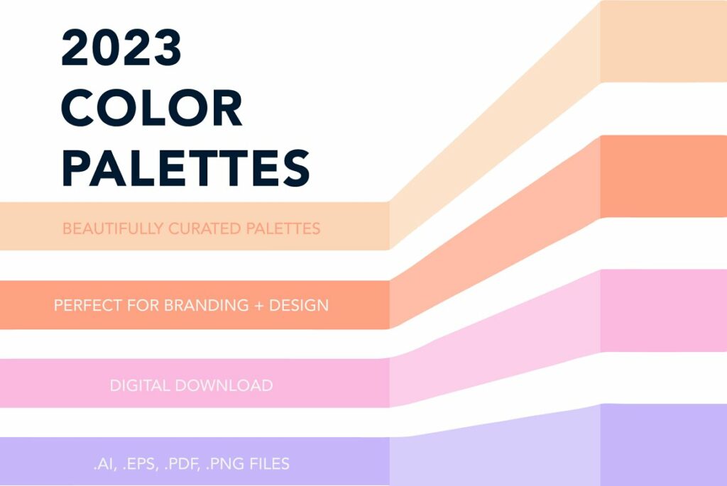2023 Color Palettes for Branding – MasterBundles