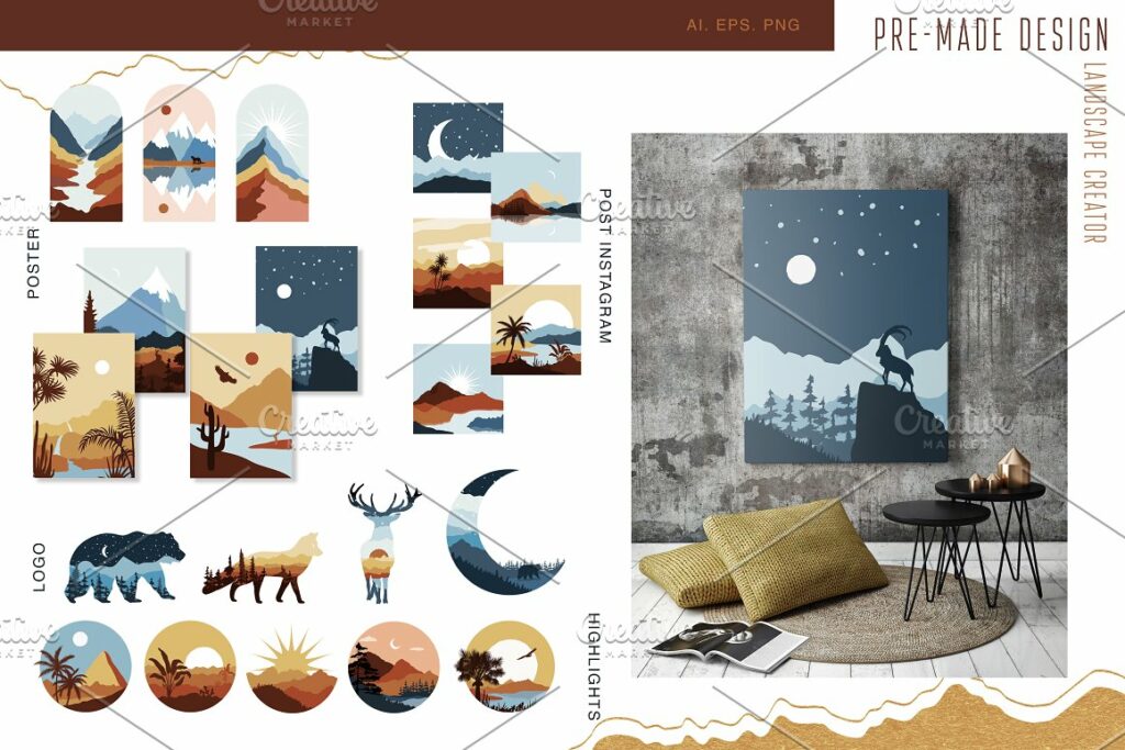 Landscape Creator Kit – MasterBundles