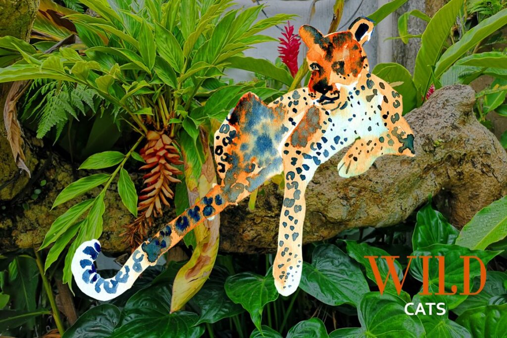 Watercolor WILD Cats | MasterBundles
