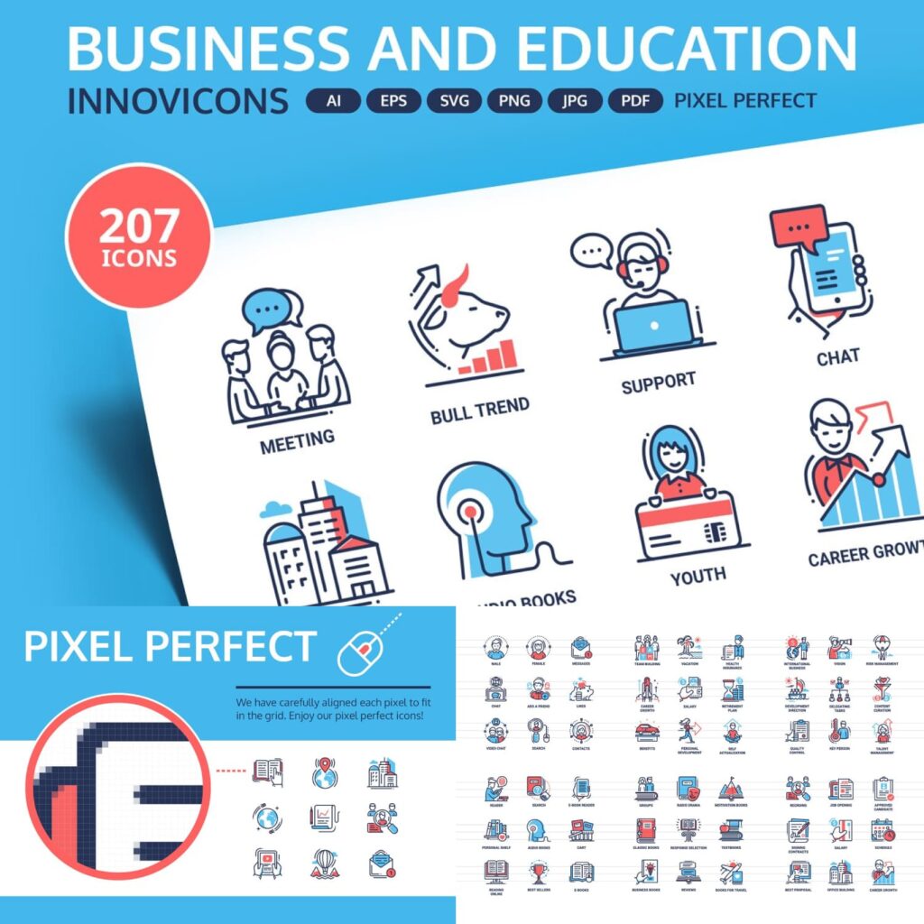 Business & Education Icons Super Set – MasterBundles