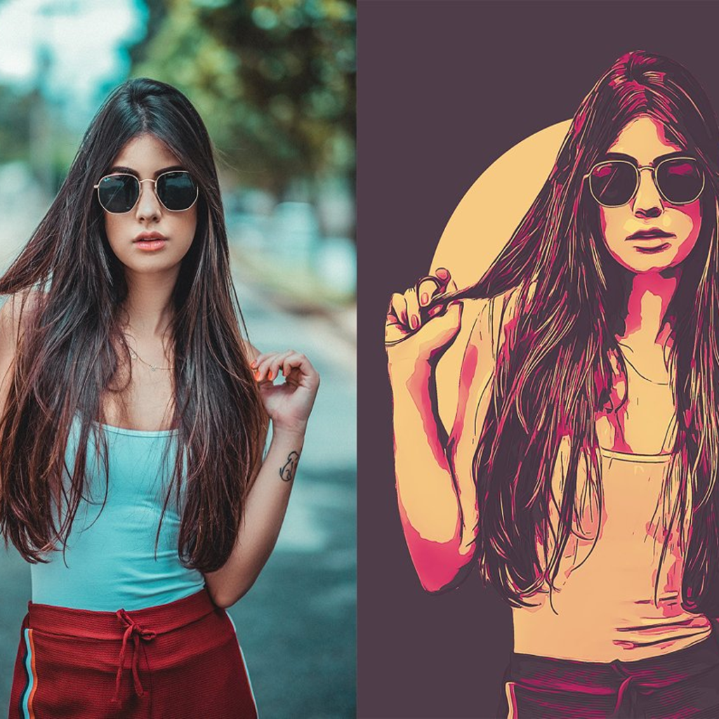 Cartoon Vector Art Photoshop Action – MasterBundles