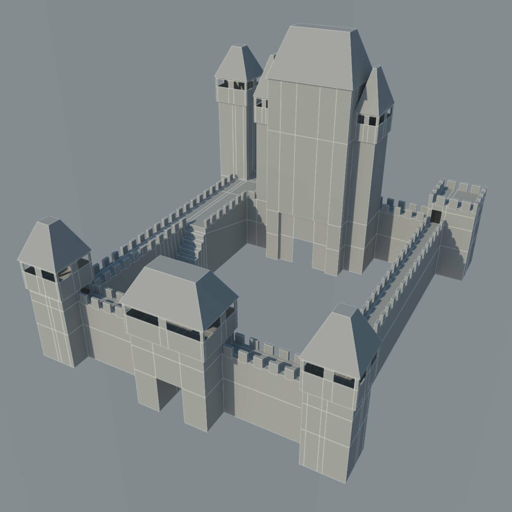 Low Poly Castle – MasterBundles