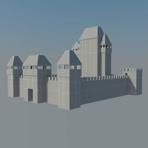 Low Poly Castle – MasterBundles