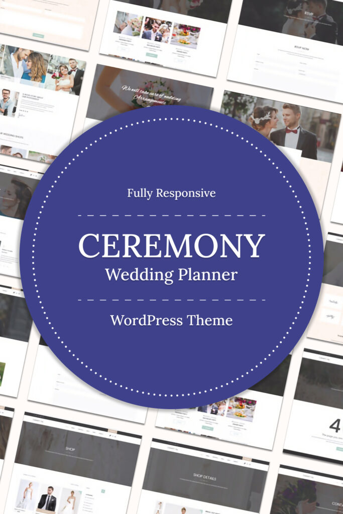 Ceremony - Wedding Planner WordPress Theme – MasterBundles