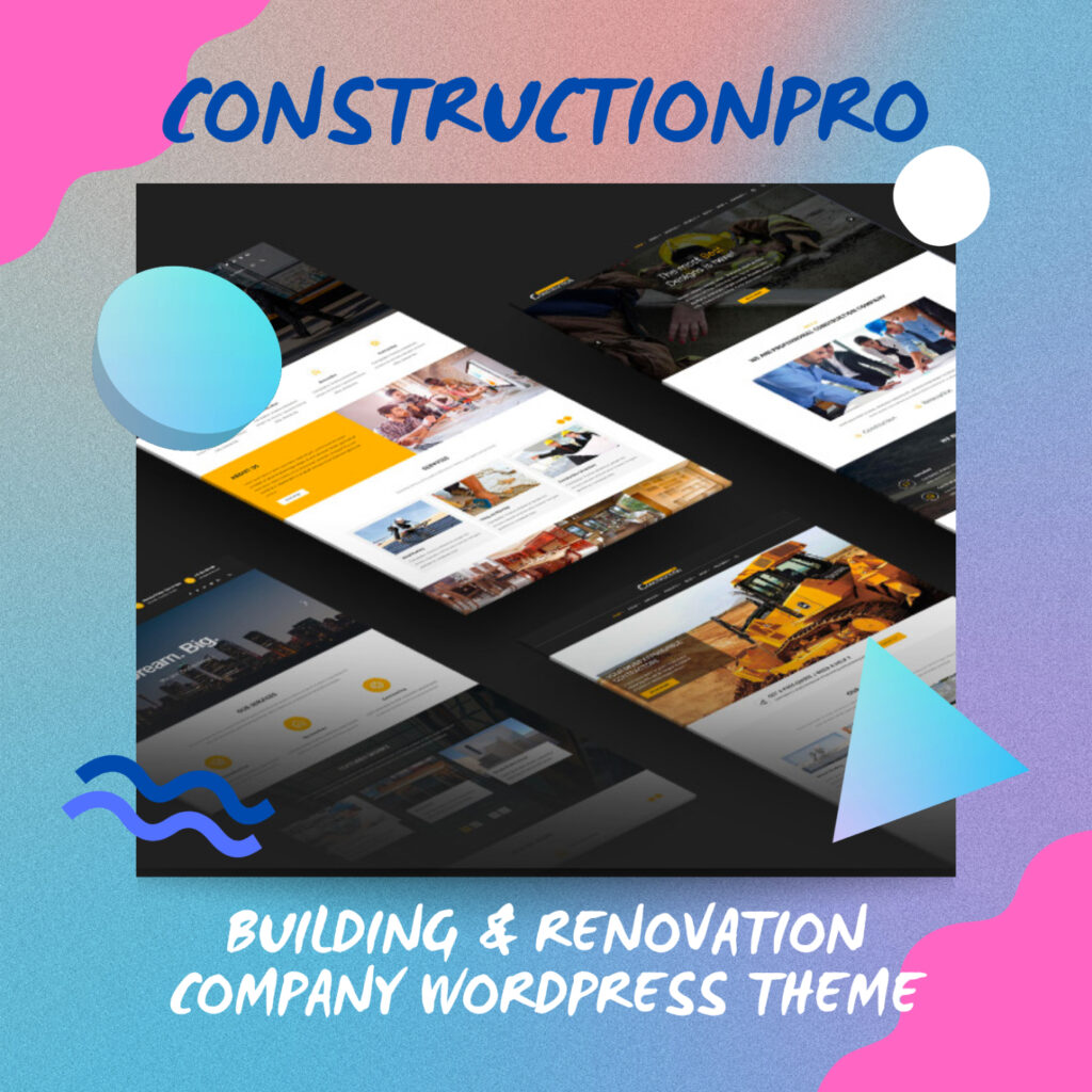Constructionpro - Building & Renovation Company WordPress Theme – MasterBundles