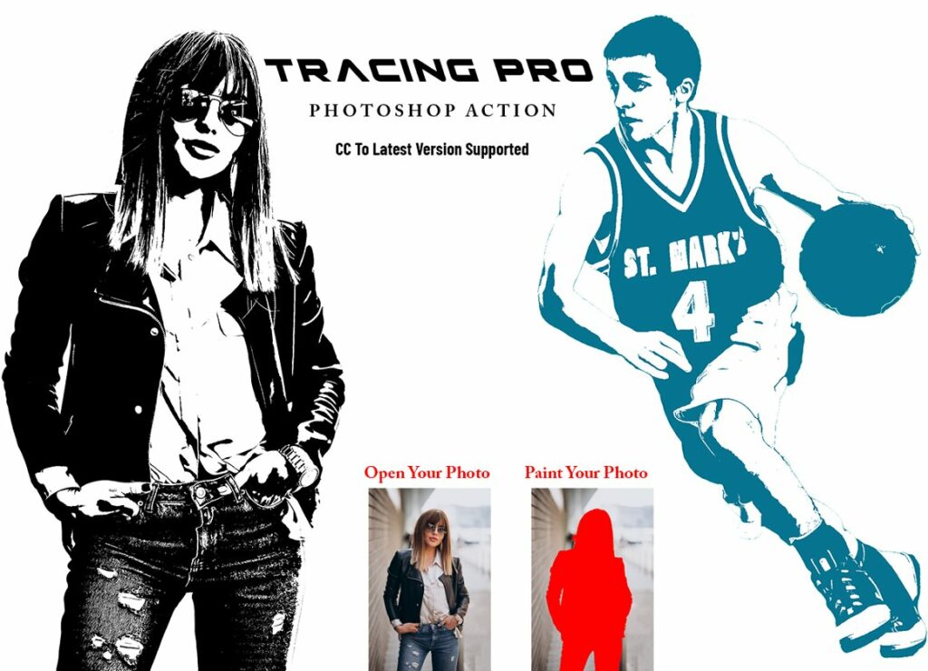 Tracing Pro Photoshop Action – MasterBundles