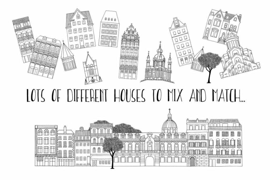 Cities In Europe - Hand Drawn Set – MasterBundles