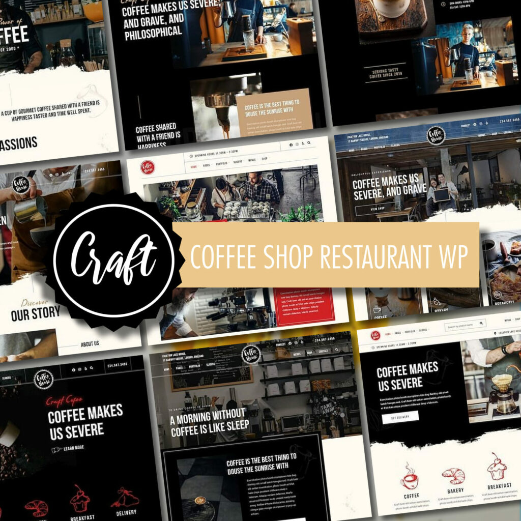 Craft | Coffee Shop Cafe Restaurant WordPress – MasterBundles