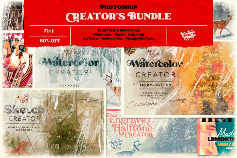Photoshop Creator's Bundle • 7 in 1 – MasterBundles