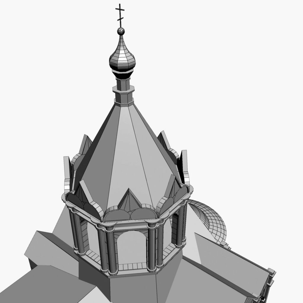 Church 3D Model – MasterBundles