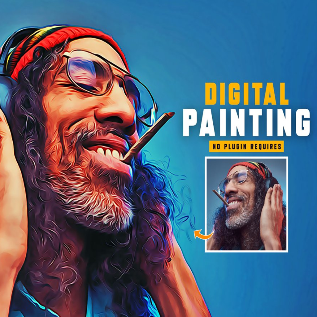 Digital Cartoon Painting – MasterBundles