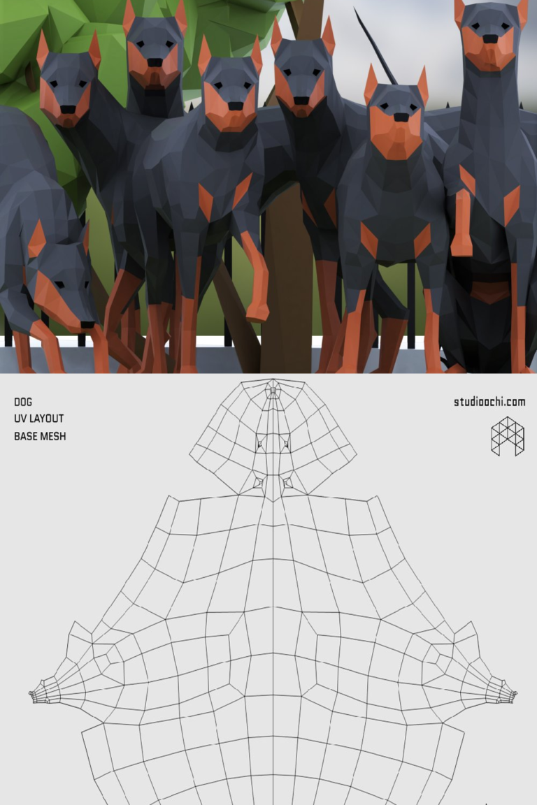 Dogs Model – MasterBundles