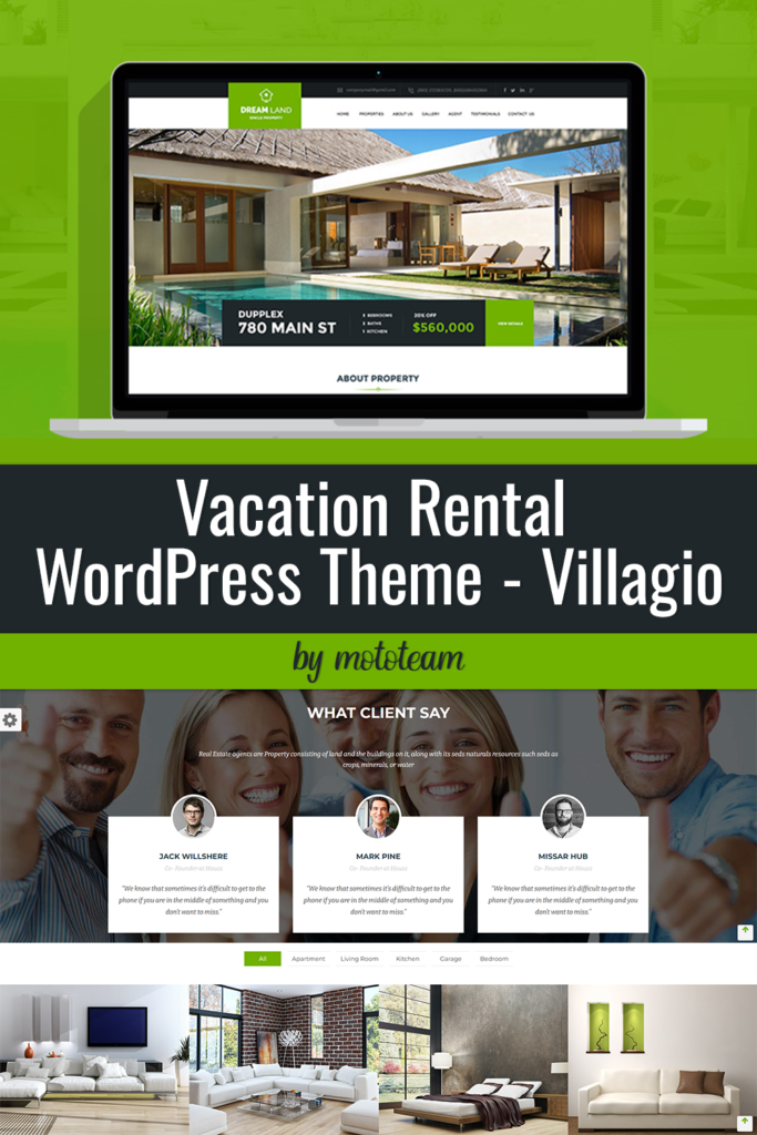 Dream Land - Single Property Real Estate WordPress Theme – MasterBundles