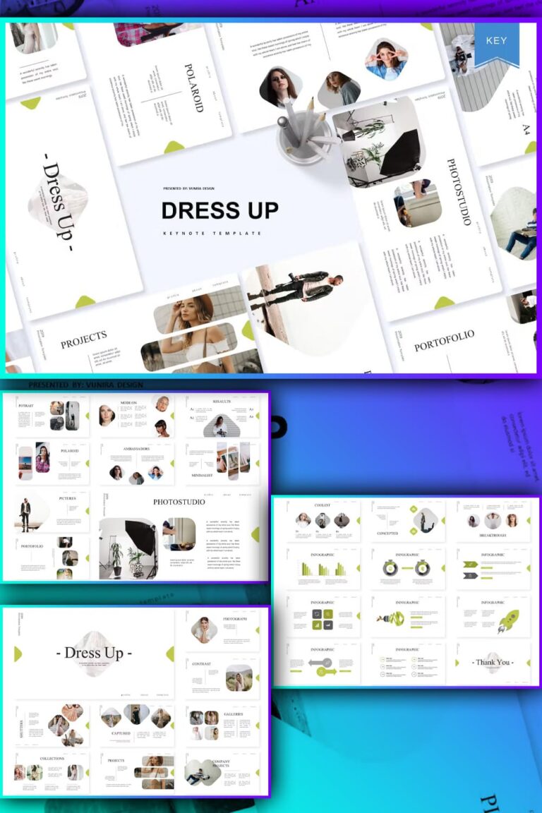 Dress Up Keynote Template – MasterBundles