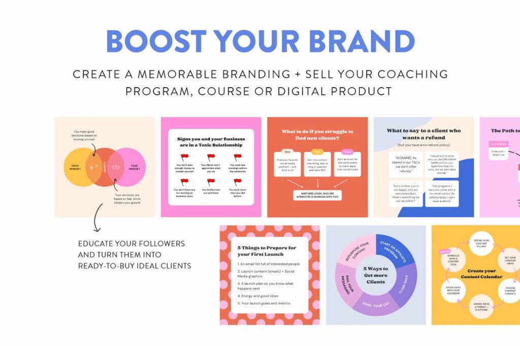 Instagram Educational Posts Pack – MasterBundles