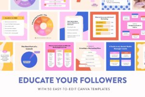 Instagram Educational Posts Pack – MasterBundles