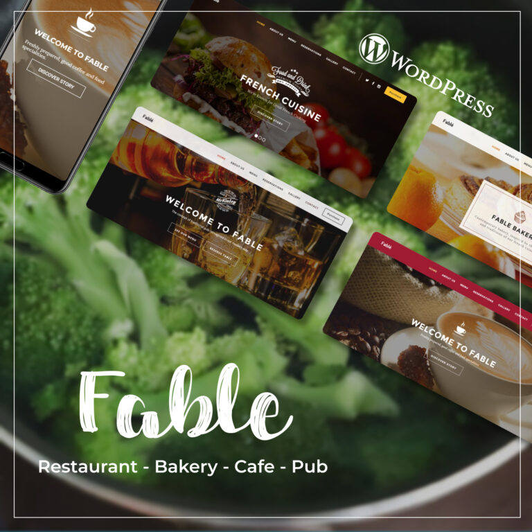 Fable - Restaurant Bakery Cafe Pub WordPress Theme – MasterBundles