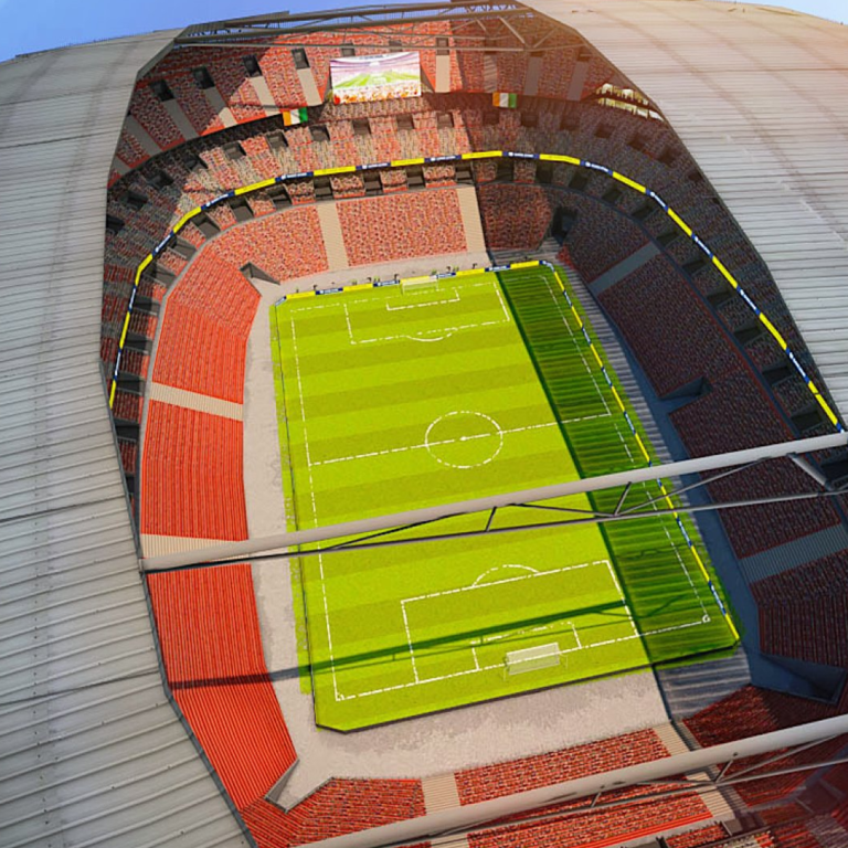 Football Stadium Game Ready 3D-Model – MasterBundles