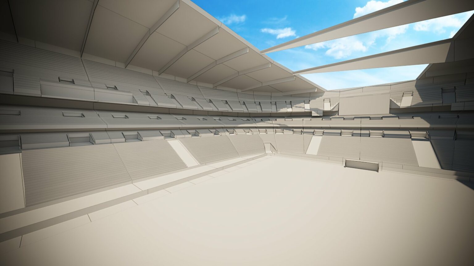 Football Stadium Game Ready 3D-Model – MasterBundles