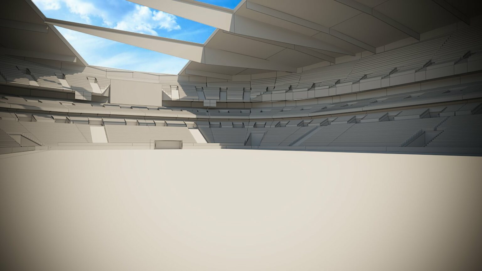 Football Stadium Game Ready 3D-Model – MasterBundles