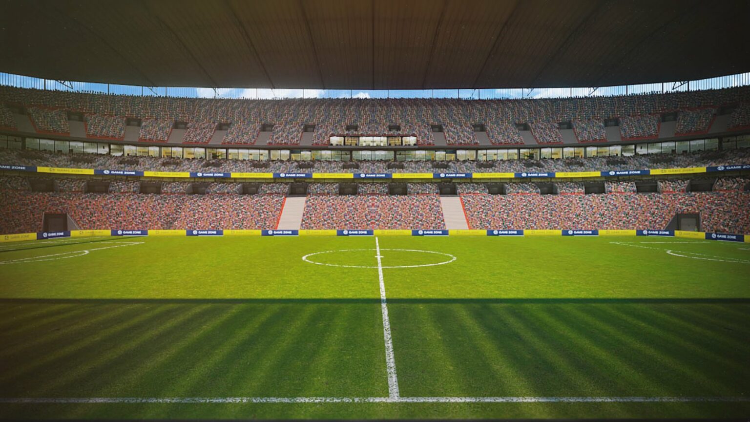 Football Stadium Game Ready 3D-Model – MasterBundles