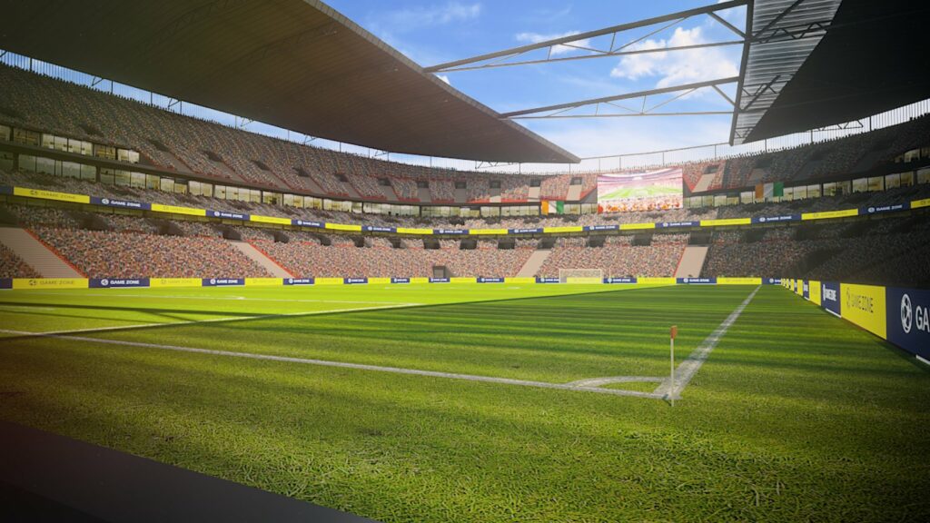 Football Stadium Game Ready 3D-Model – MasterBundles