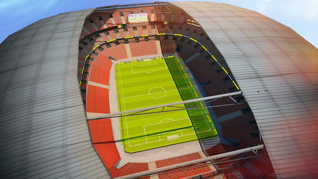 Football Stadium Game Ready 3D-Model – MasterBundles