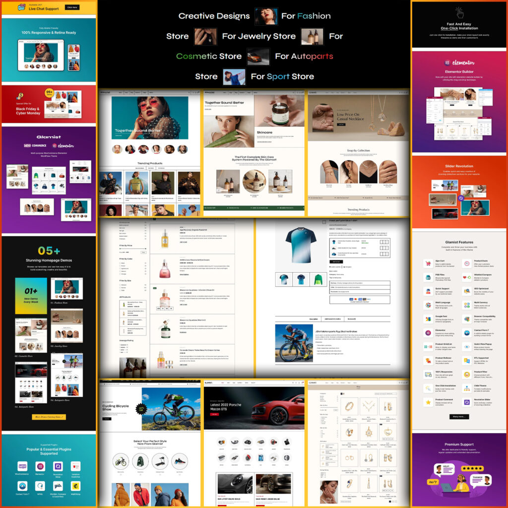 Glamist - Multipurpose WordPress WooCommerce Theme – MasterBundles