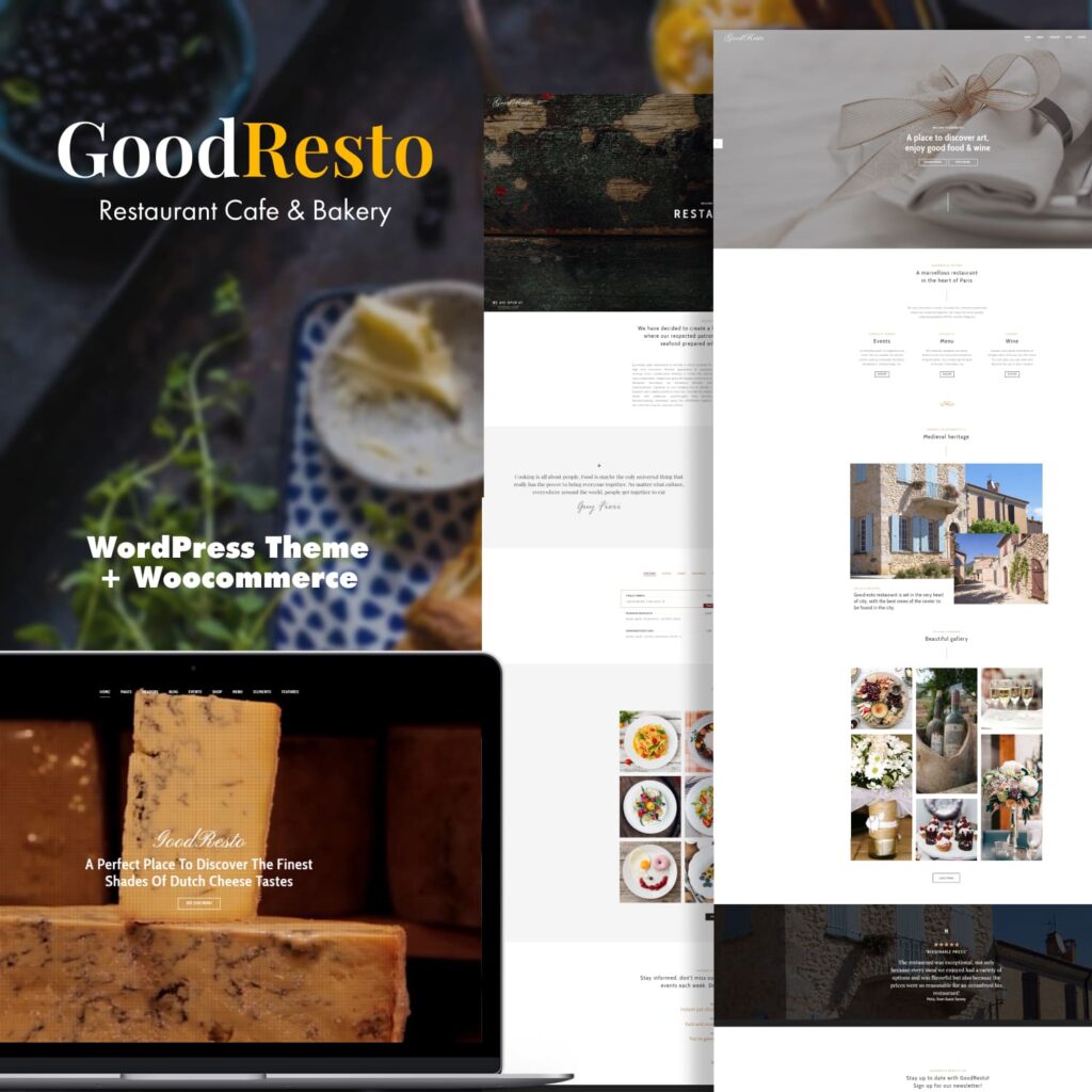 GoodResto - Restaurant WordPress Theme + Woocommerce – MasterBundles