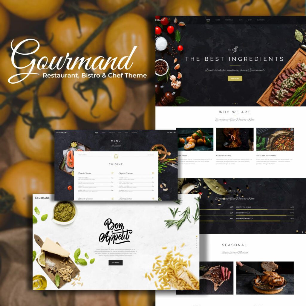 Gourmand - Restaurant, Bistro & Chef Theme – MasterBundles