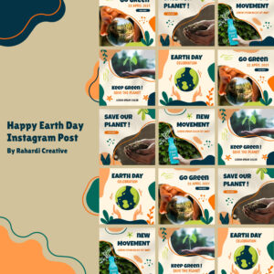 Watercolor Earth Day Clipart | MasterBundles