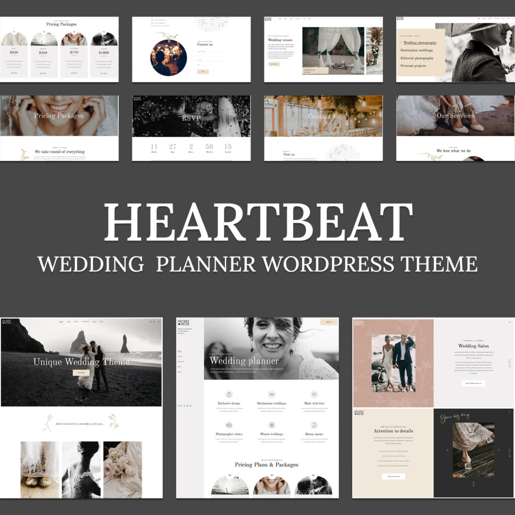 Heartbeat - Wedding and Event Planner WordPress Theme – MasterBundles