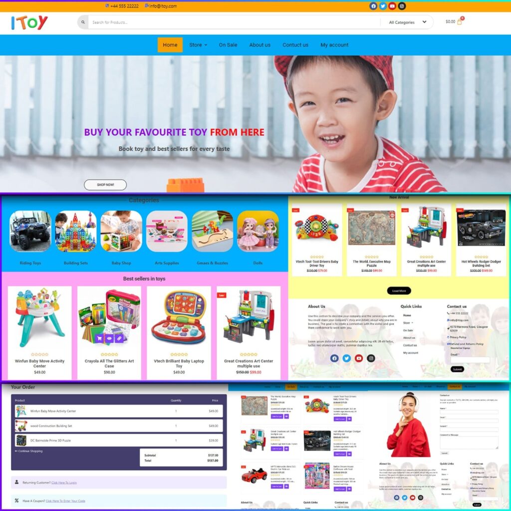 I Toy -Toys Shop Multipurpose - WordPress WooCommerce – MasterBundles