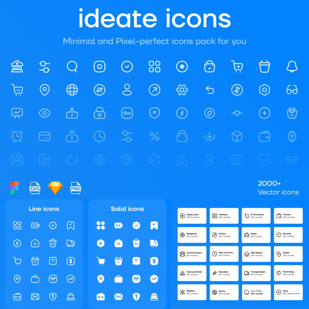 Ideate Icons - Minimal Vector Icons – MasterBundles