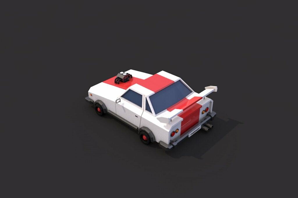 Low Poly Racing Car – MasterBundles