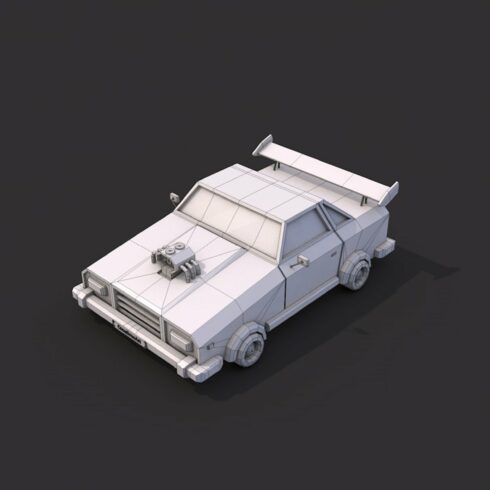 Low Poly Racing Car – MasterBundles