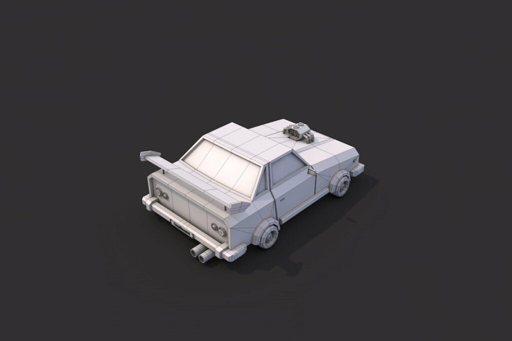Low Poly Racing Car – MasterBundles