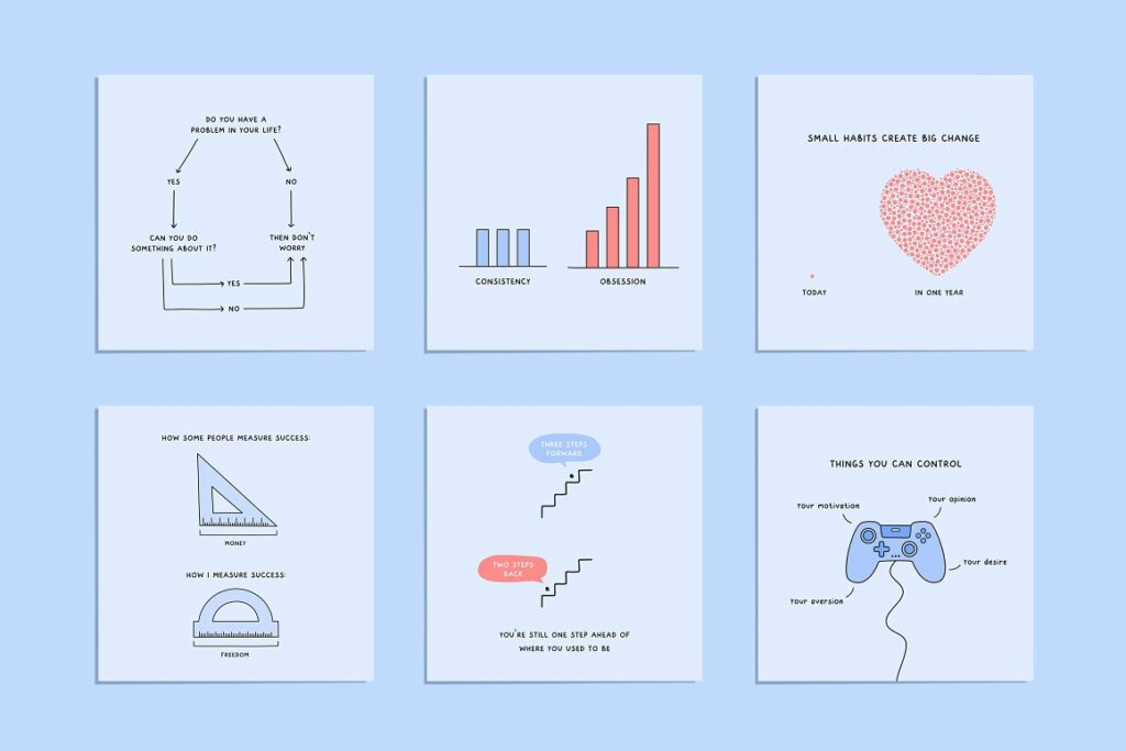 Self Help Infographics – MasterBundles