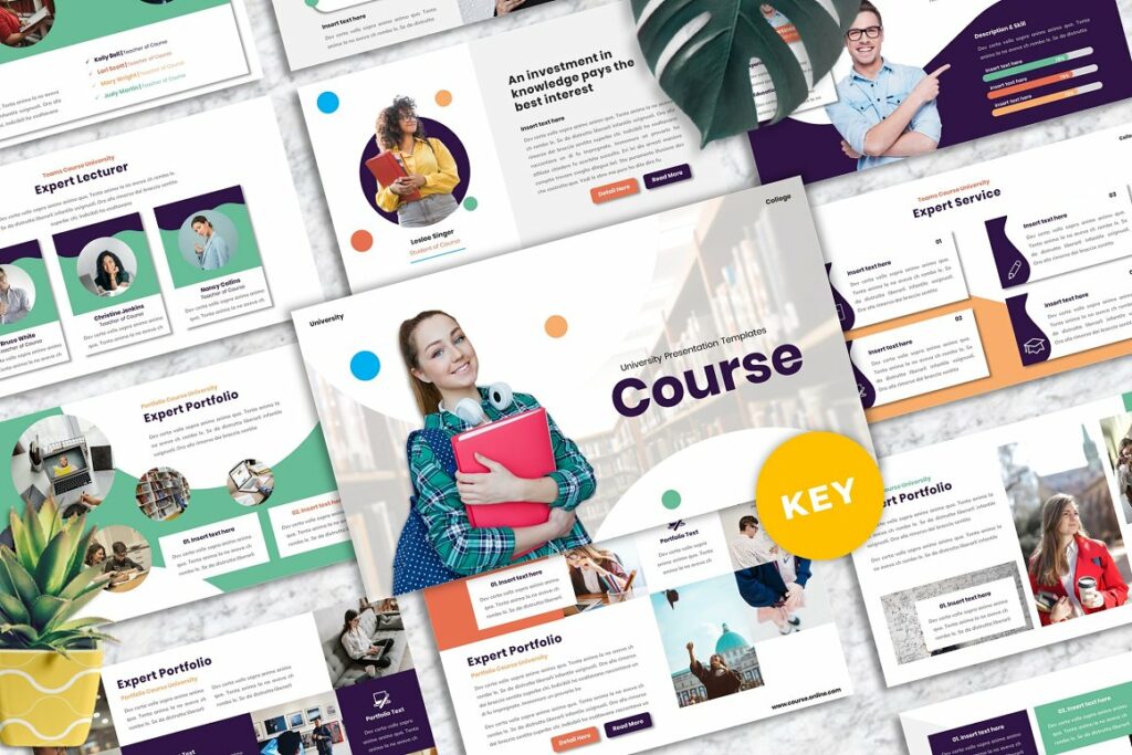 Course - University Keynote Template – MasterBundles