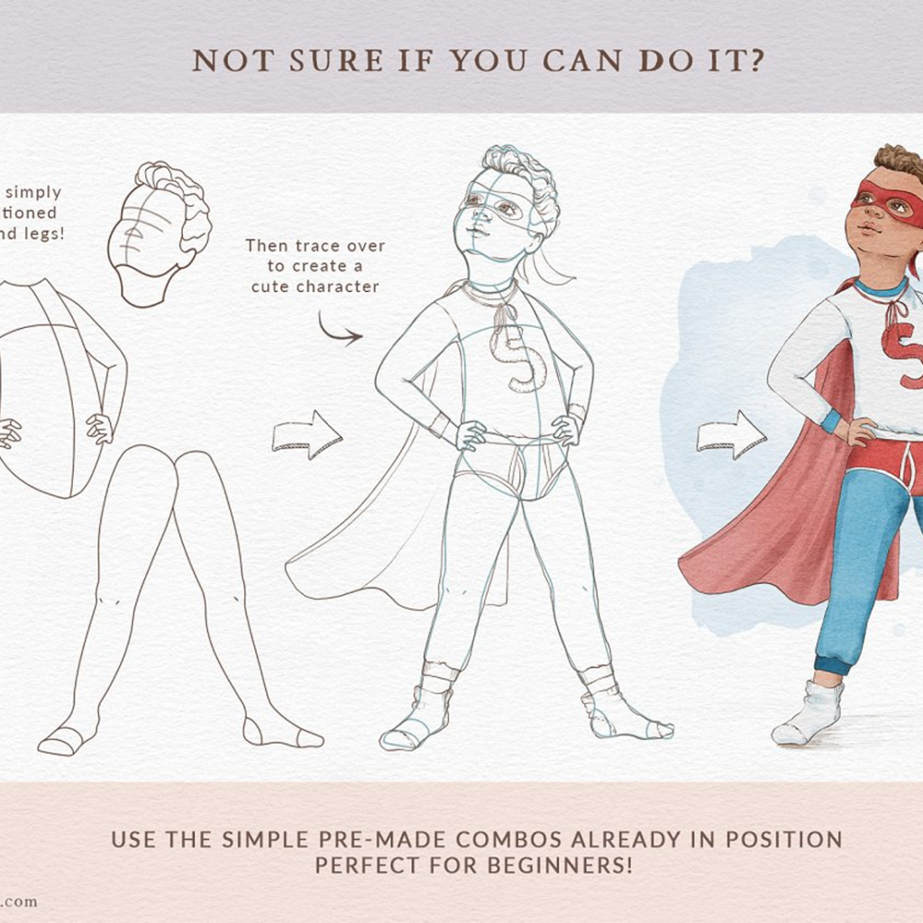 Kid Builder for Procreate & More! – MasterBundles