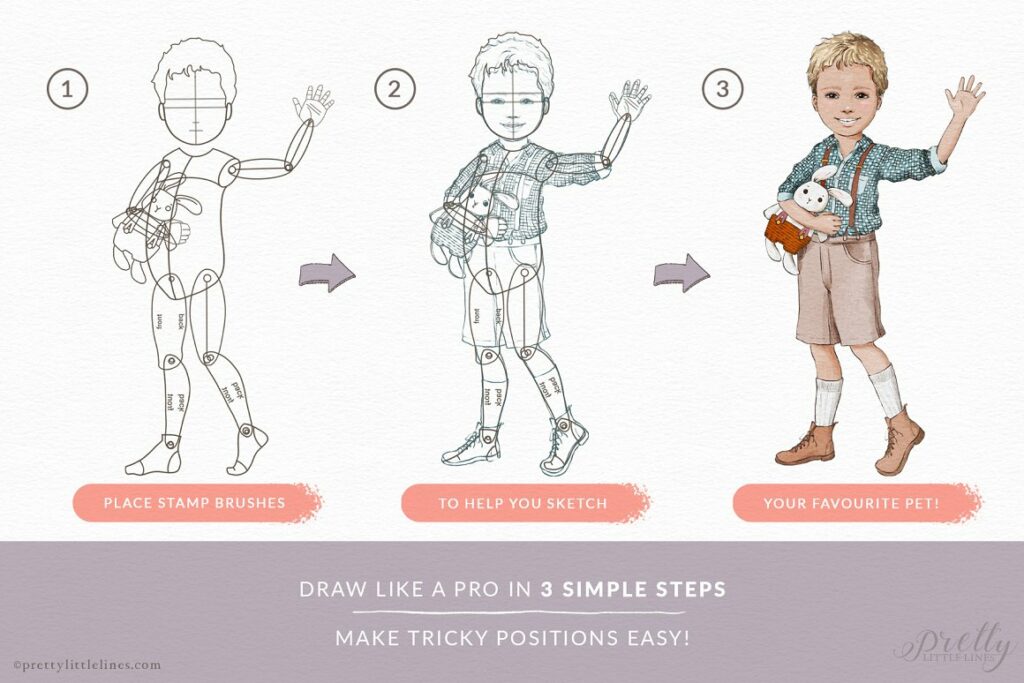 Kid Builder for Procreate & More! – MasterBundles