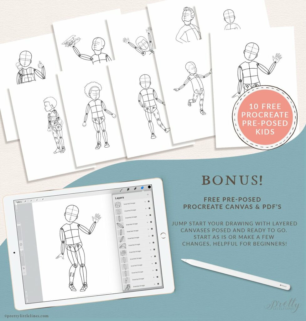 Kid Builder for Procreate & More! – MasterBundles