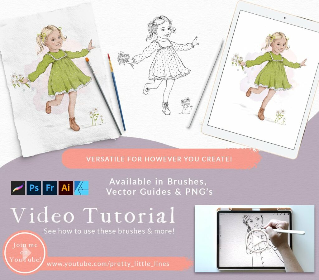 Kid Builder for Procreate & More! – MasterBundles